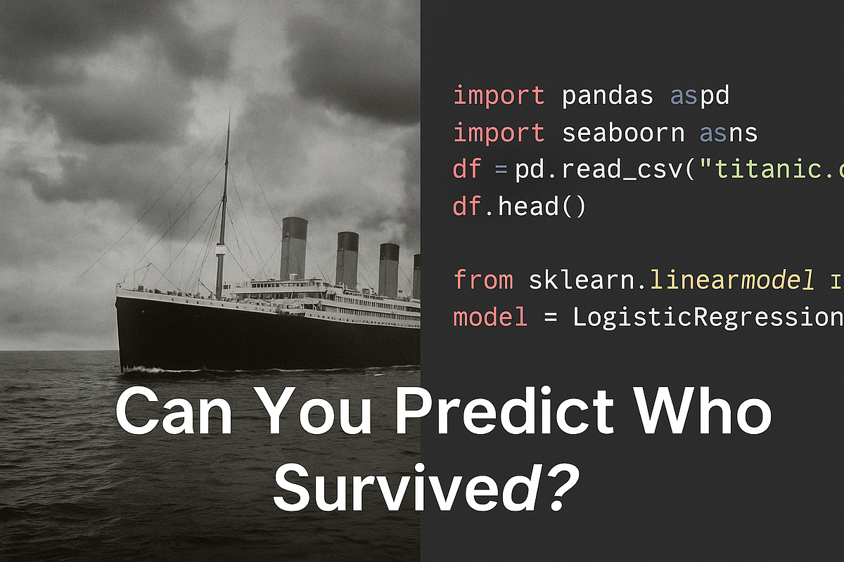 Your First Data Science Project with Python: Titanic Survival ...