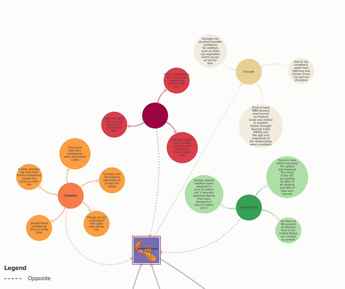 Systems Map Focusing on Interventions in the Space of Wildfires | by ...