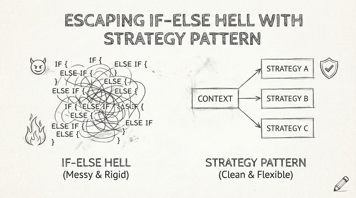 Escaping If-Else Hell with the Strategy Pattern | by Pratyush Pandey ...
