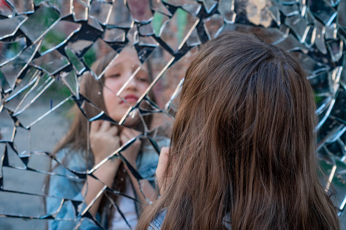 When the Mirror Shatters. Distorted images of once was | by jules - Miz ...