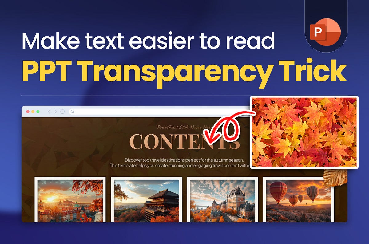 PowerPoint Background Transparency: Simple Tips for Better Readability ...