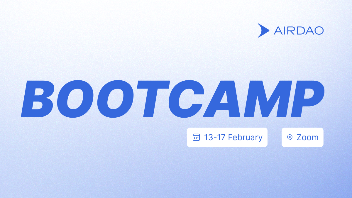 AirDAO: Bootcamp 2023. Taking place from the 13th to the 17th… | by ...