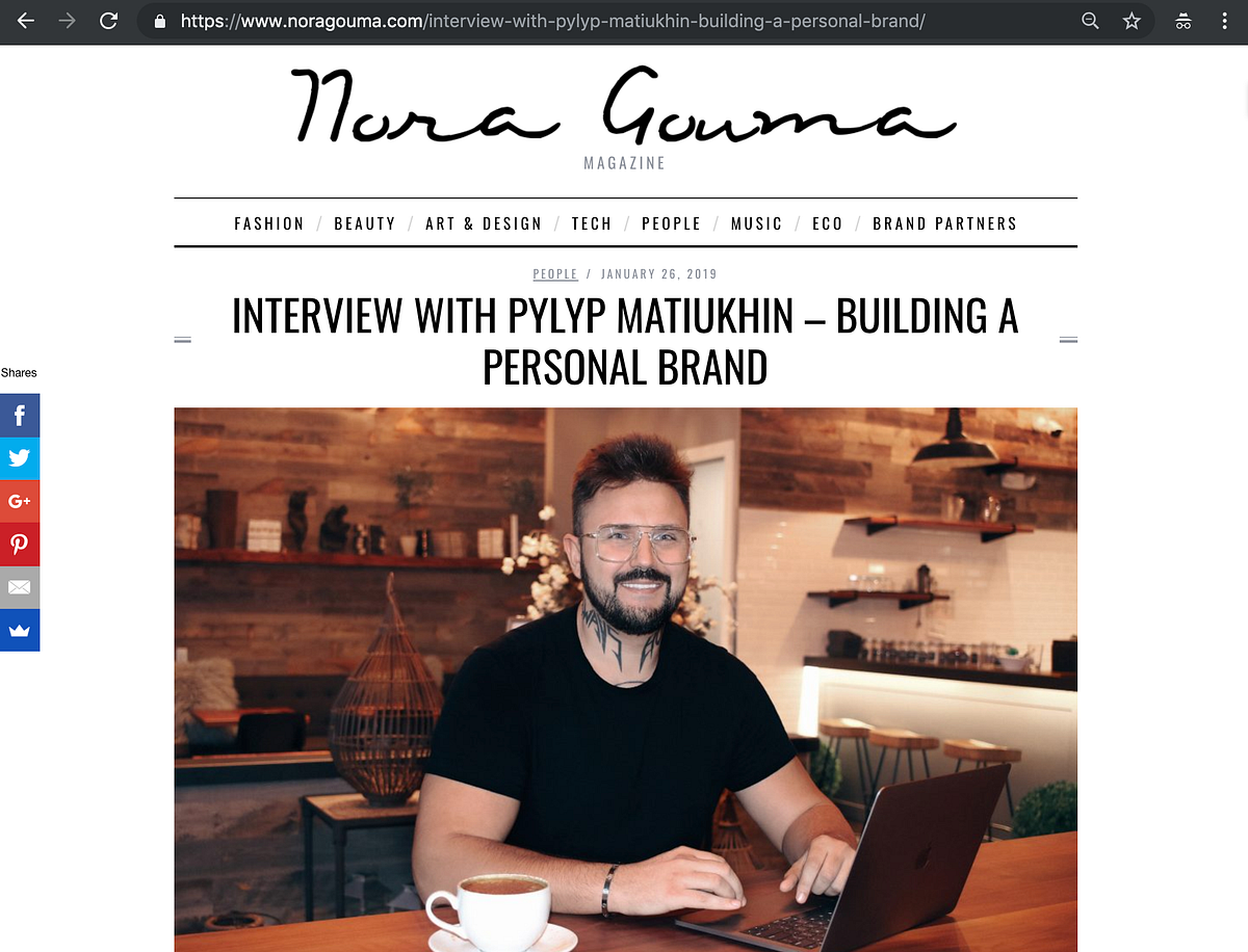 Interview With Pylyp Matiukhin — Building a Personal Brand | by Pylyp ...
