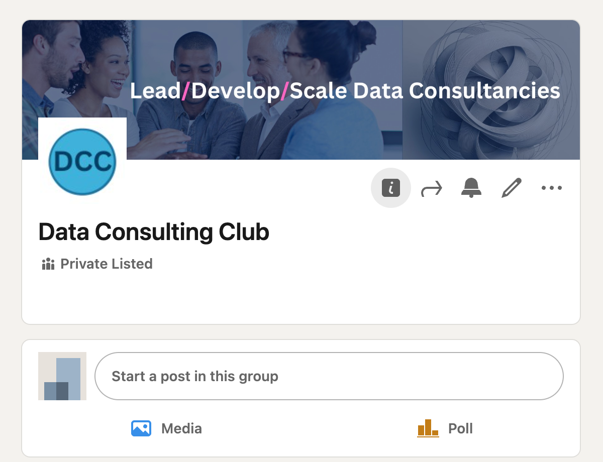 The Data Consulting Club LinkedIn Group Opens! - Data Consulting Club ...