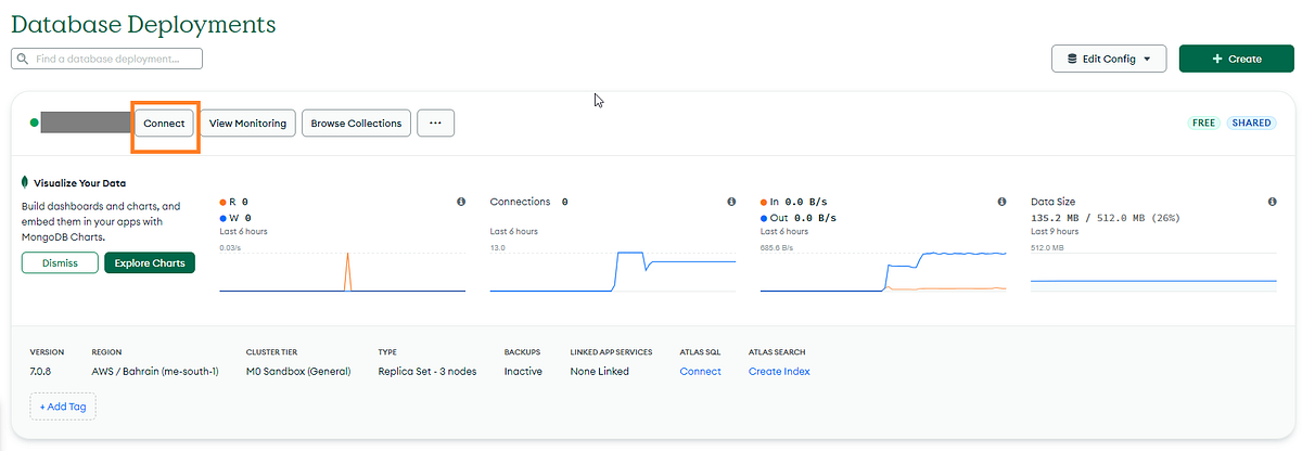 How to Get the URL of Your MongoDB Database Project - Amira Khaled - Medium