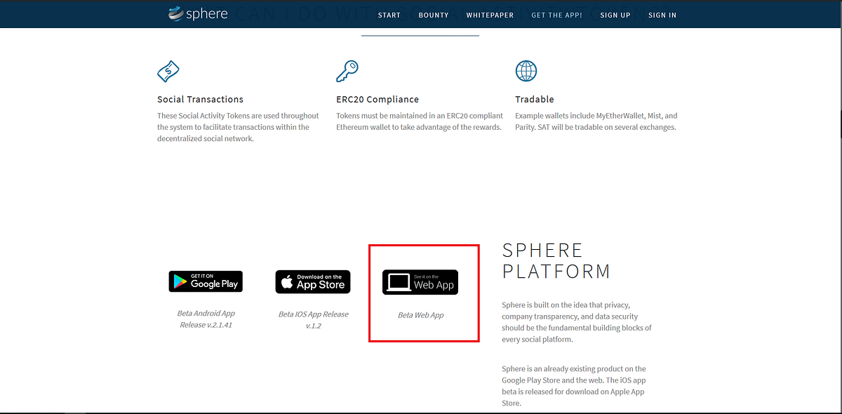 Website Version of Sphere App Available! | by Sphere Official | Medium