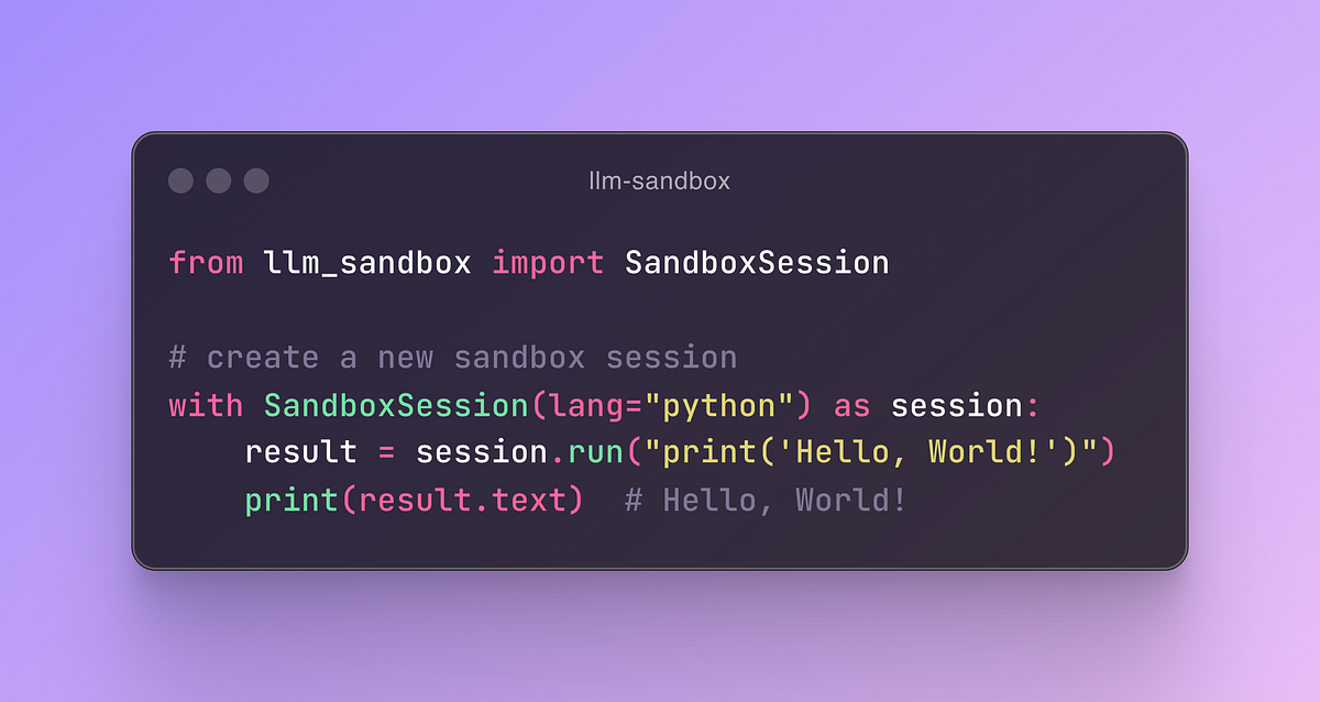 LLM Sandbox: One Year Journey to 100k Downloads 🎉 | by Duy Huynh | Level Up Coding