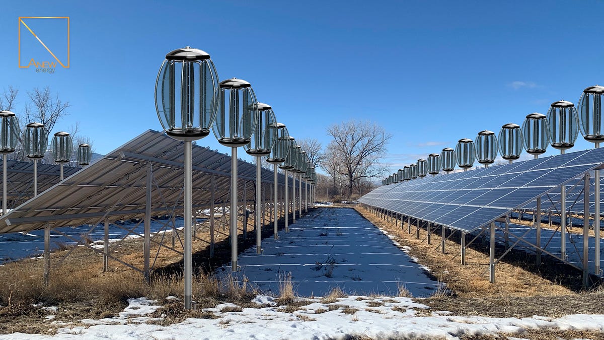 When the sun goes down solar stops generating power, yet the wind keeps ...