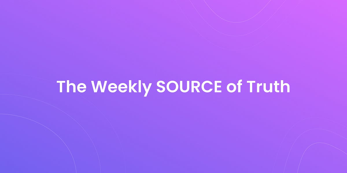 The Weekly SOURCE of Truth — ReSource community update Dec 21/2021 | by ...