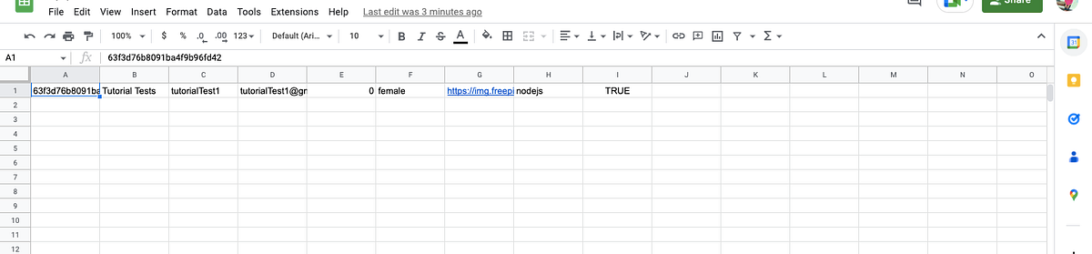 Google Sheets API Integration with Node.js part two(2) | by Chidinma Onyemelukwe | Medium