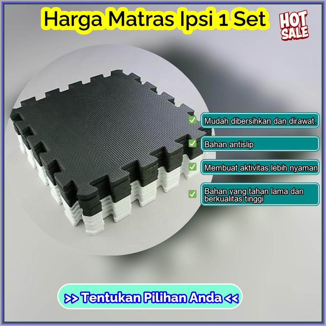 Harga Matras Ipsi 1 Set - Eva Mat Tebal - Medium