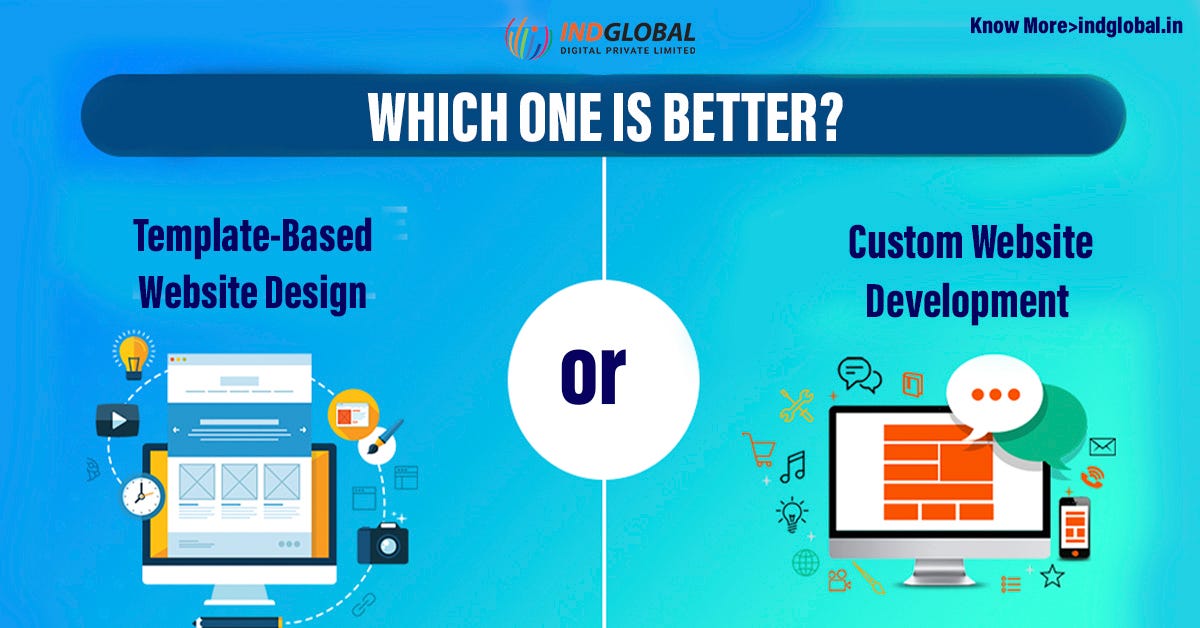 Custom Website Development or Template-based Website Design: Which One ...