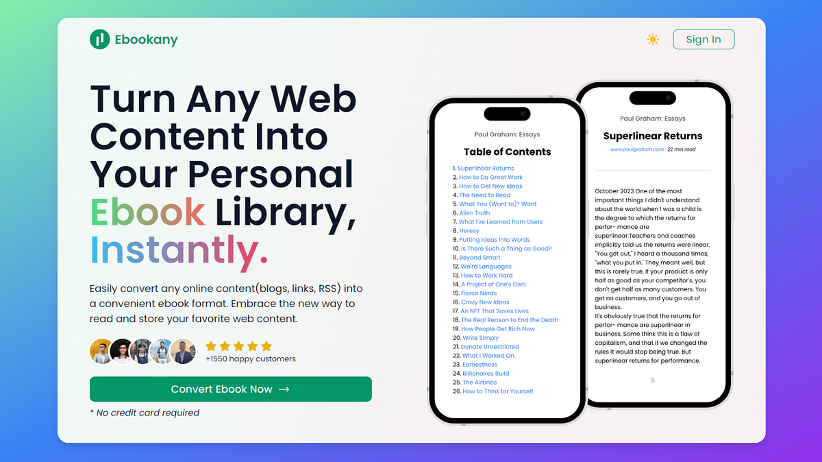 How Do I Convert a URL, Website, and Blog into an eBook? | by Richard ...