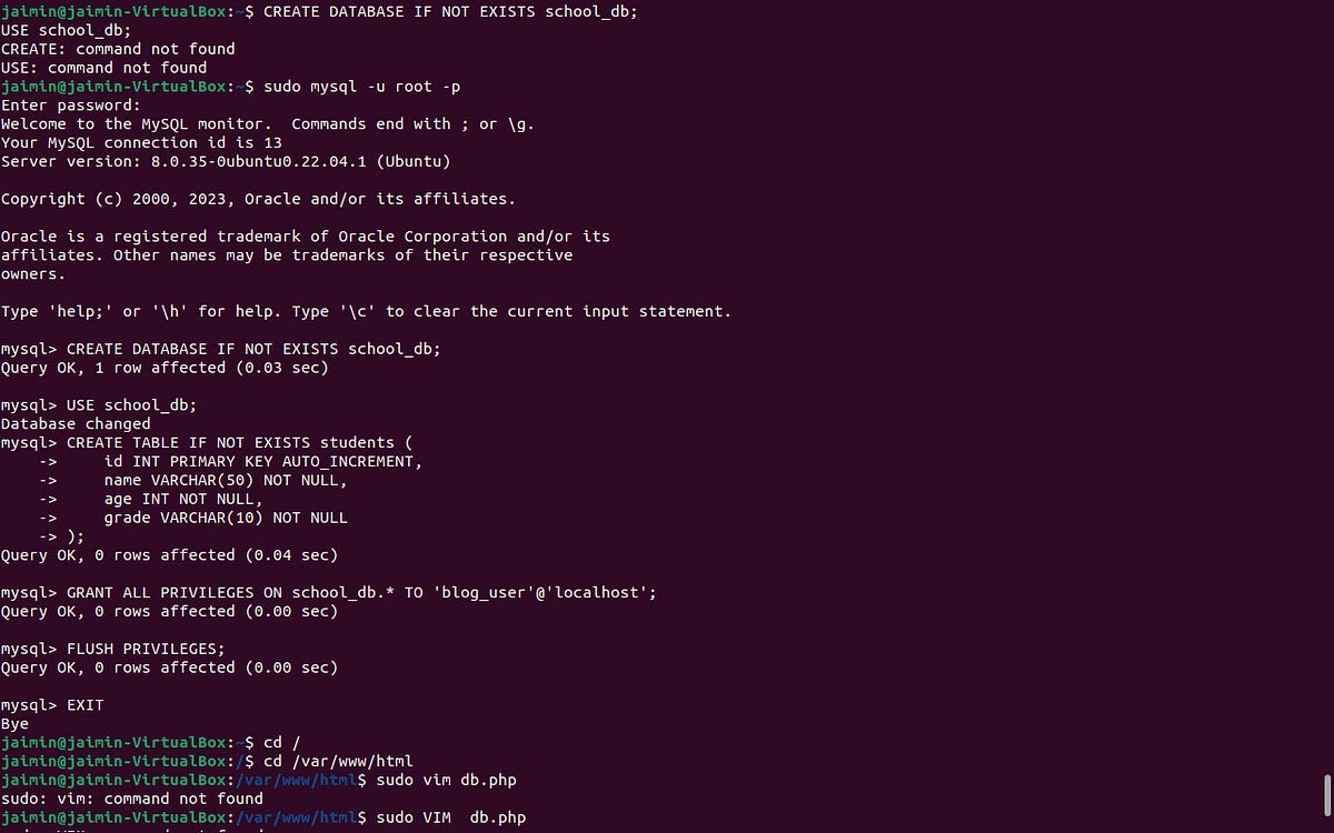 Steps by step Code to “ perform CRUD in PHP for Database ” | by Jaimin chaudhari | Dec, 2023 ...