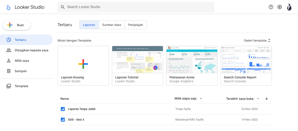 Part 4: Pengertian, Tutorial, dan Contoh Soal Google Data Studio | by ...
