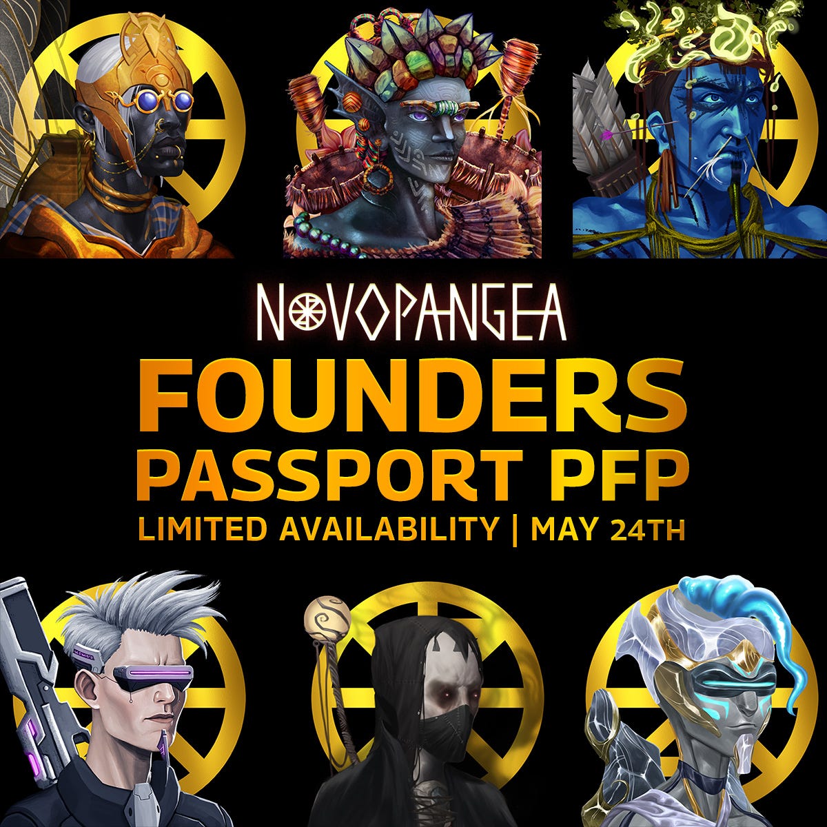 Founders Passport PFPs coming soon | by Novopangea | Medium