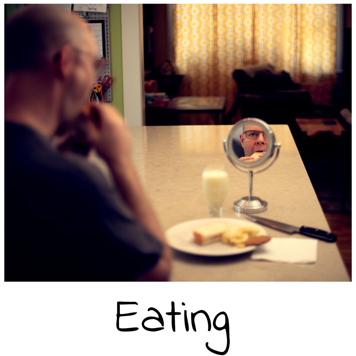 Eating. Our perspective illustrates the simple… | by Joshua Wright ...