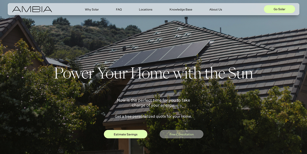 Ambia Solar Review: Save with Local Incentives & Tax Credits | Medium