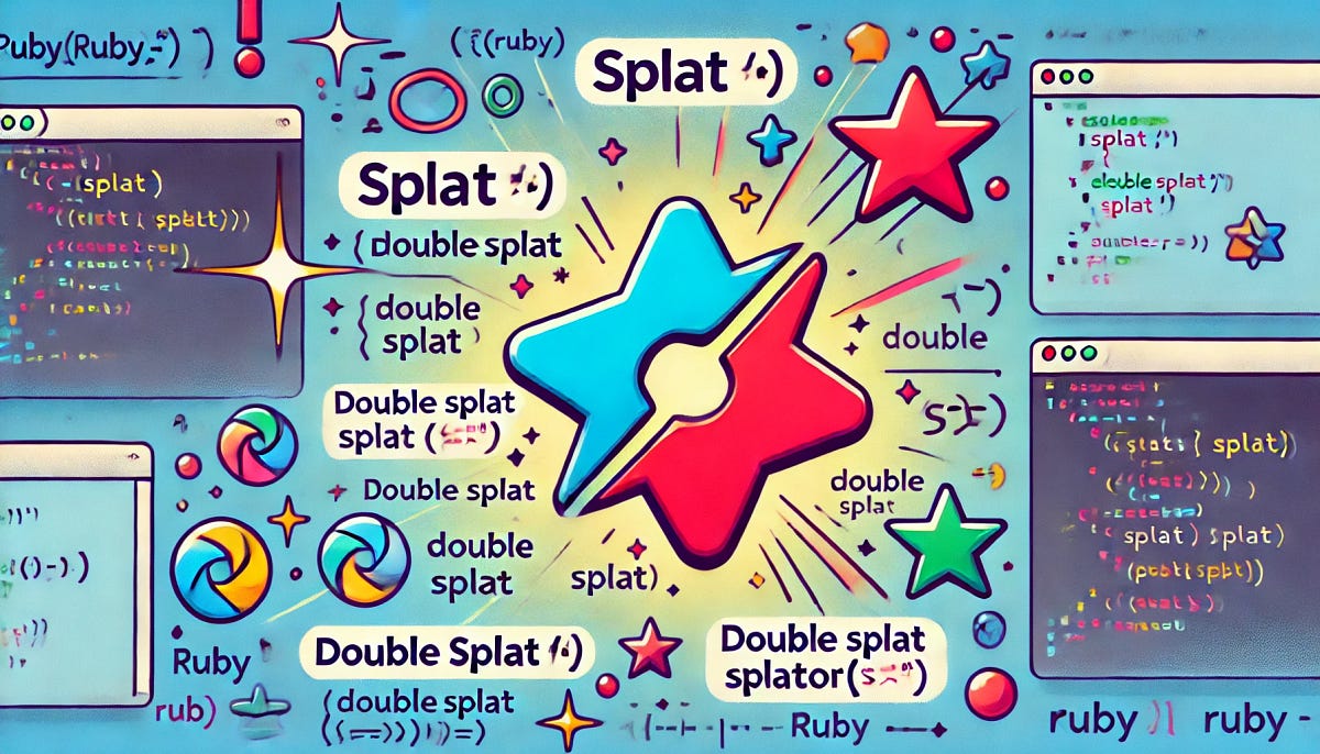 Ruby splat(*) and double splat(**) operators. | by Kabir Pathak | Medium