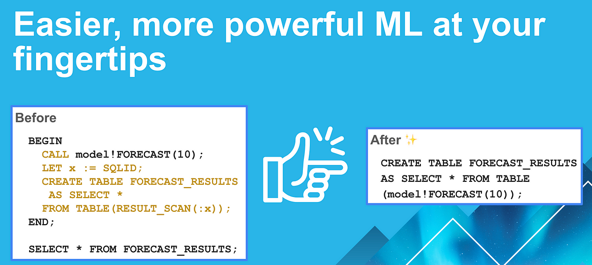 Snowflake S Ml Functions Just Got Easier And Better By Ellery Berk Snowflake Builders