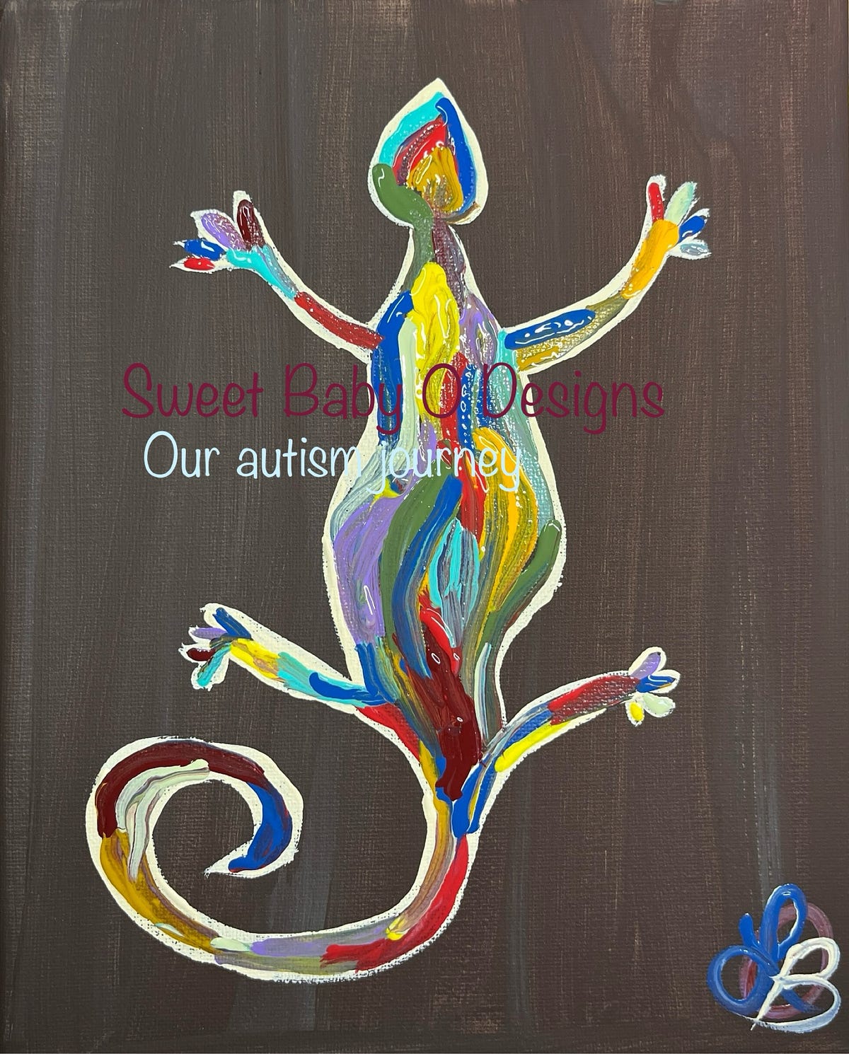 Leaping Gecko - Lynn Browder - Medium