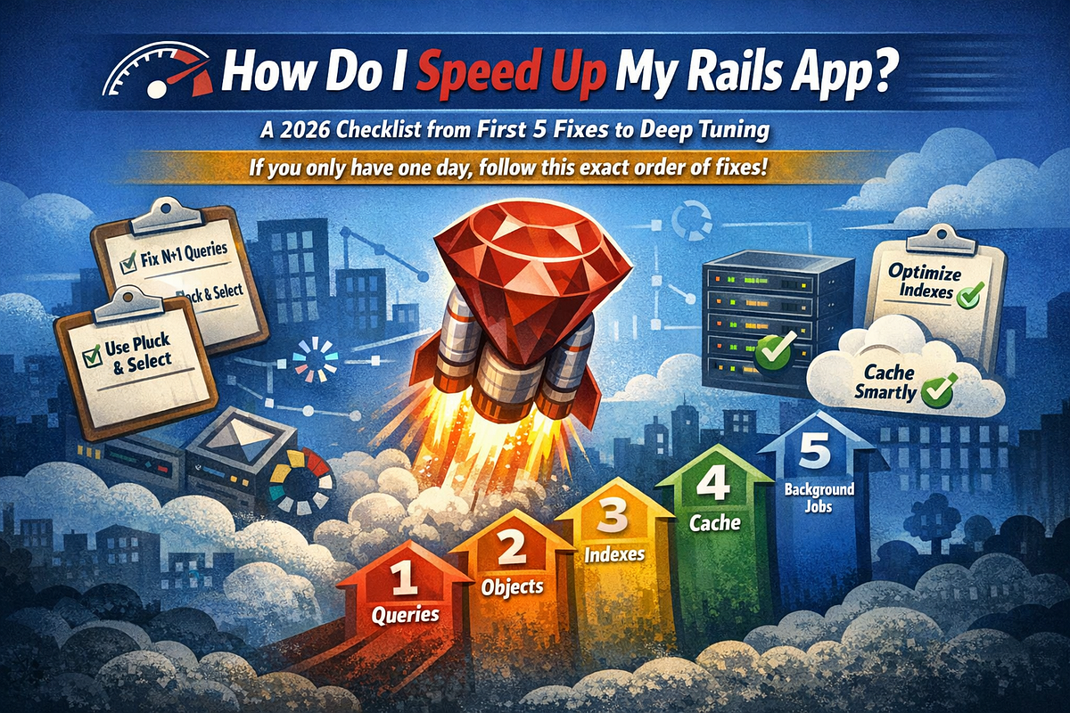 How to Speed Up a Ruby on Rails App (2026): Real-World Performance ...