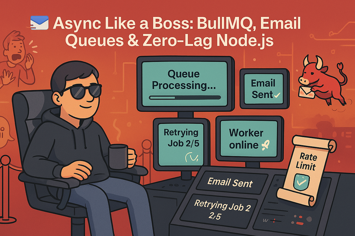 How to Handle Background Jobs & Queues in Node.js with BullMQ and Redis | NextGen Dev Labs