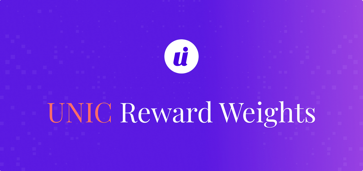 UNIC Reward Weights. Liquidity mining is just around the… | by 0xLeia ...
