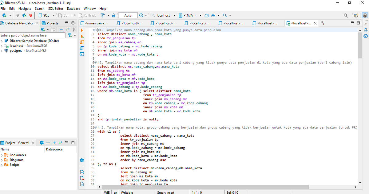 Analisa Data : Analisa Data Penjualan (1) dengan MySQL | by Muhamad ...