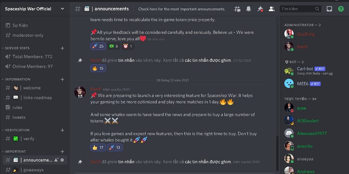 Discord Spaceship War - Spaceship War - Medium