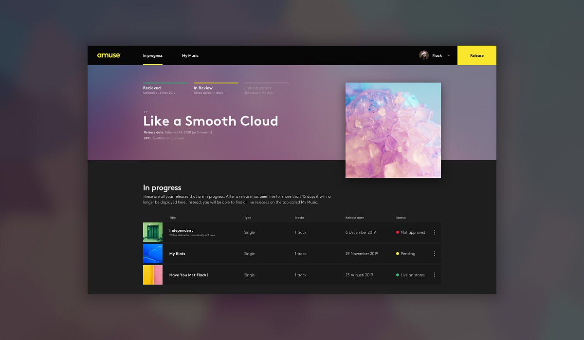 Why we (finally) built a web app. The world’s first mobile record label ...