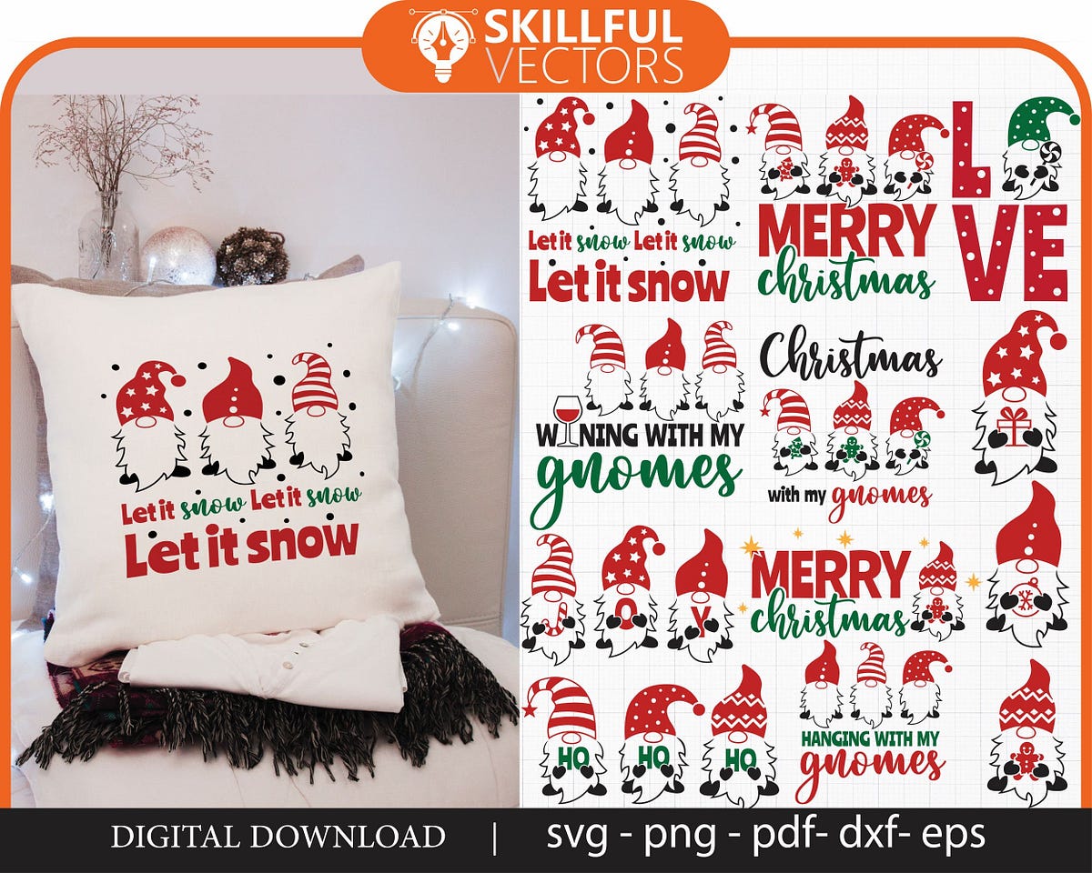 Christmas Gnome Svg Bundle,Christmas Gnomes SVG,Gnomes SVG Bundle ...