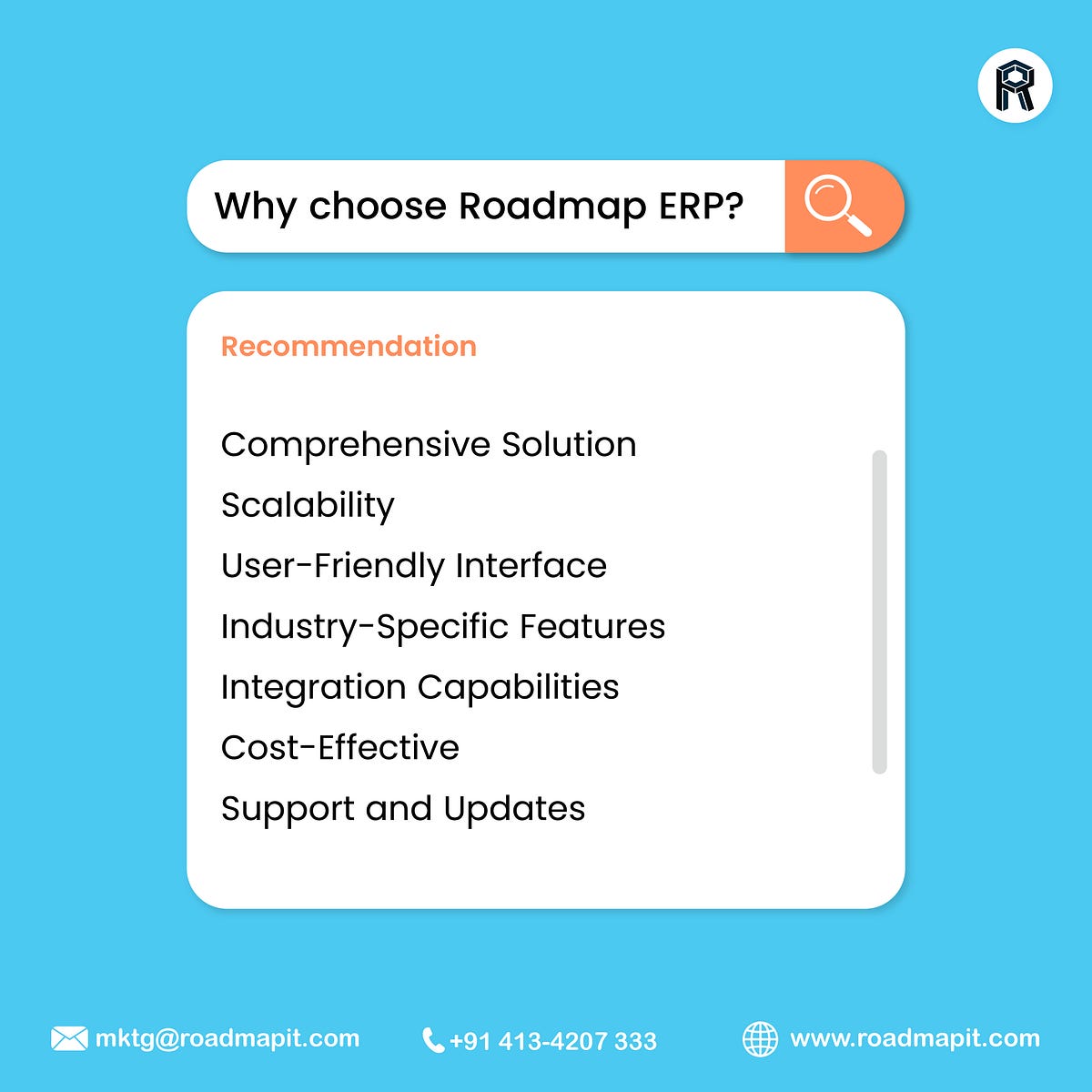 Why Choose Roadmap ERP - roadmapitsolutions - Medium