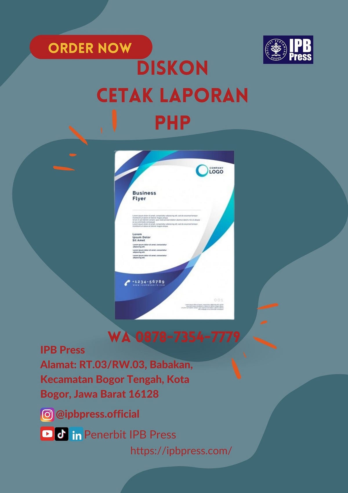 DISKON, WA 0878–7354–7779, Cetak Laporan Php - Cetakbukutulis - Medium