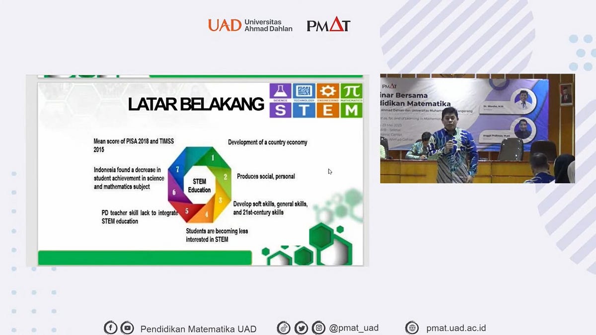 Prodi PMAT Universitas Ahmad Dahlan dan UMT Gelar Seminar Bersama | by ...