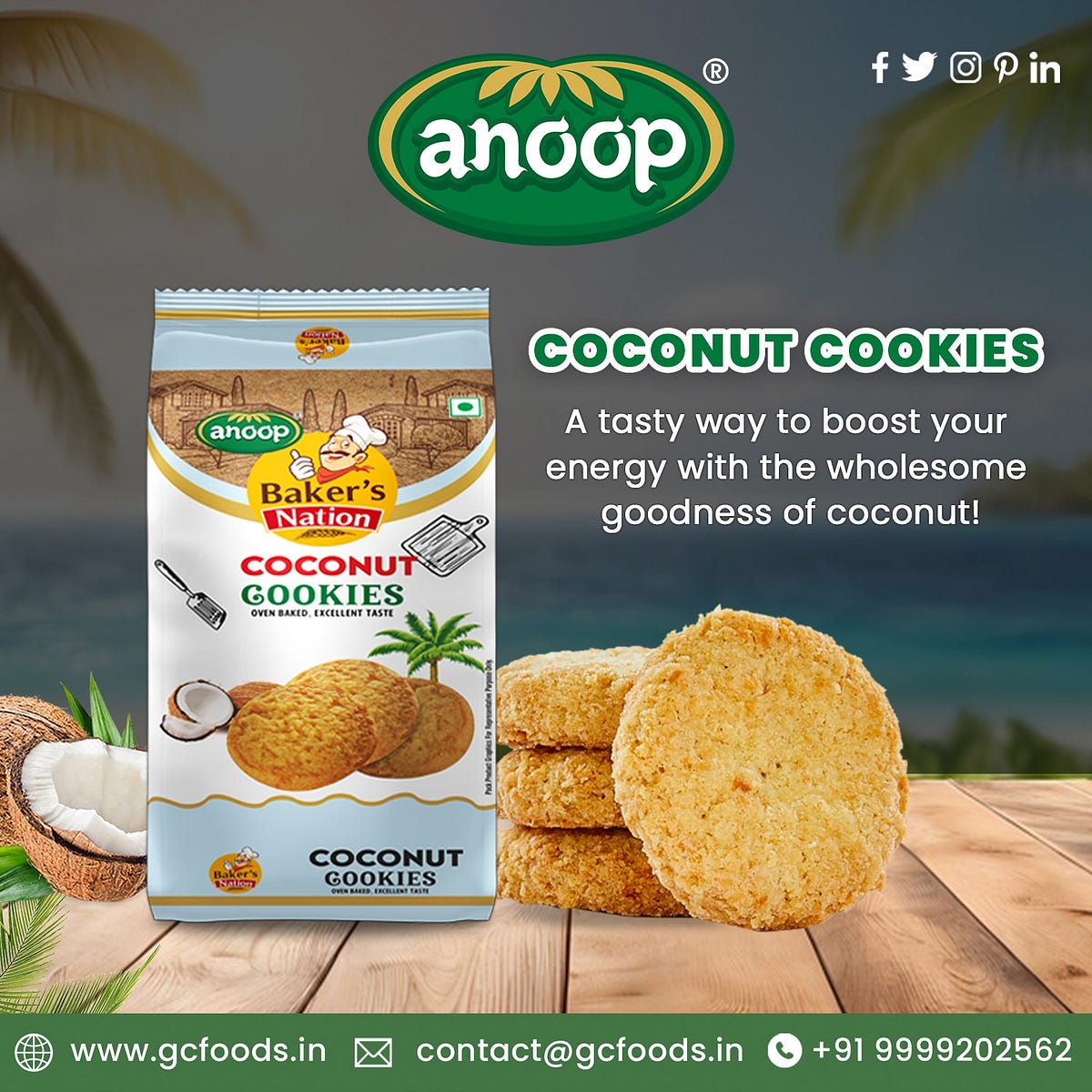 Buy healthy coconut cookies online in Noida | by GC Foods | Feb, 2024 ...