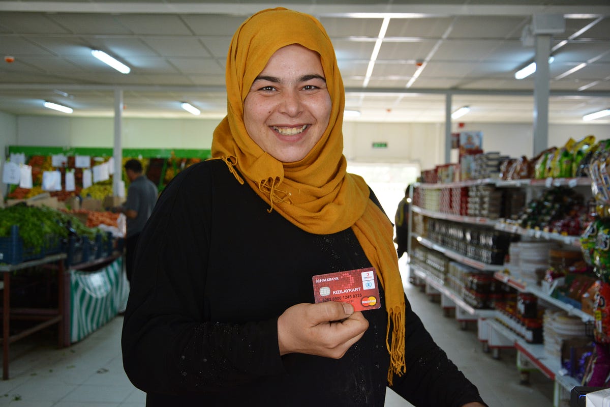 E-food card brings normalcy to Syrian refugees in camps in Turkey | by ...