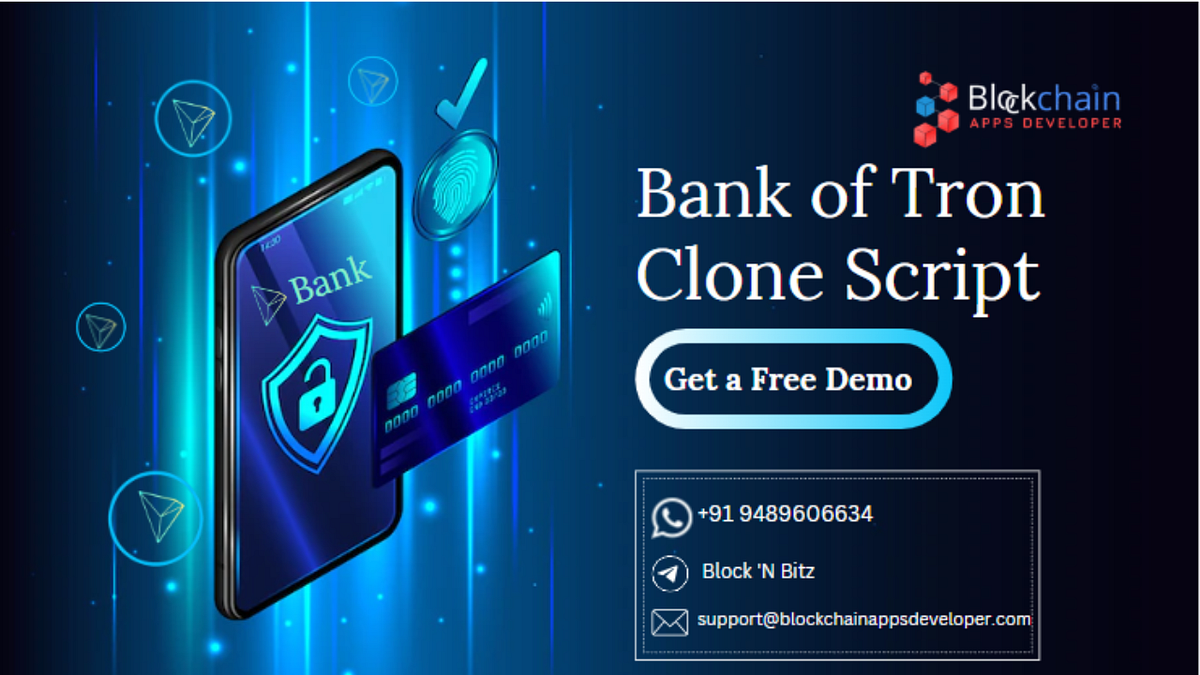 Bank of Tron Clone Script — To Launch Tron Investment Platform | by Chris catheline | Medium