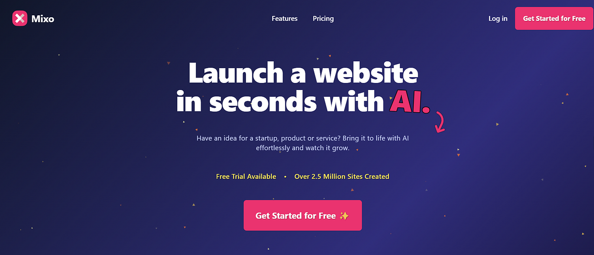 Website Magic! Build Your Dream Business with Mixo.ai’s AI-Powered Toolkit | by NILESH AMIGOO ...