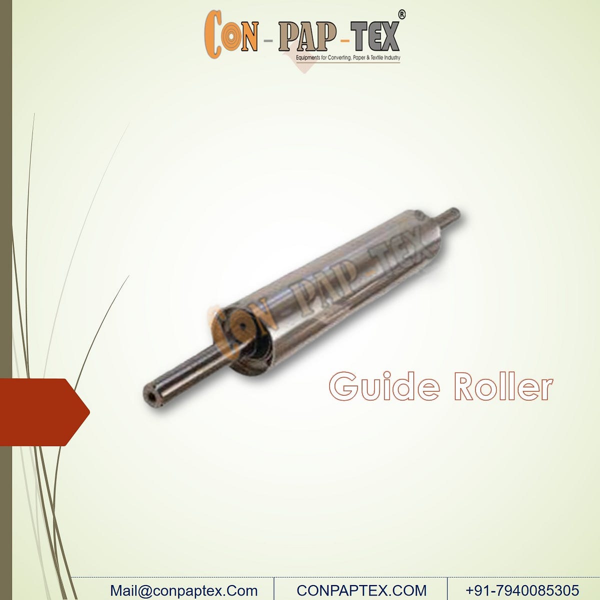 Manufacturer of Guide Roller, Rubber Rollers, Con Pap Tex Rollers — Con ...