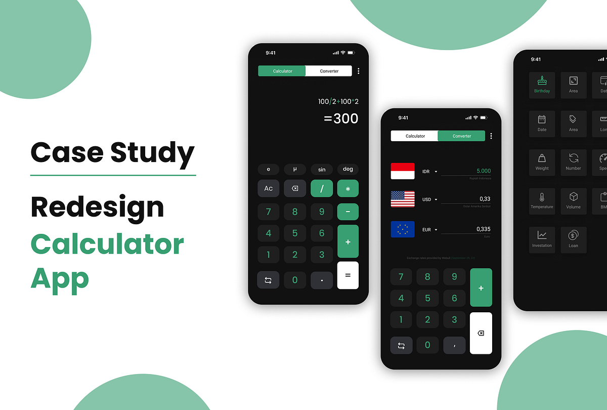 UI/UX Case Study : Redesign Calculator App | by Siti Marliana | Medium