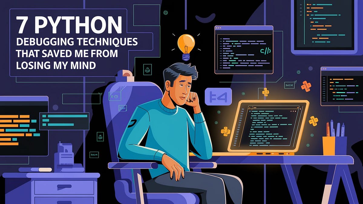 7 Python Debugging Techniques That Saved Me From Losing My Mind Python In Plain English