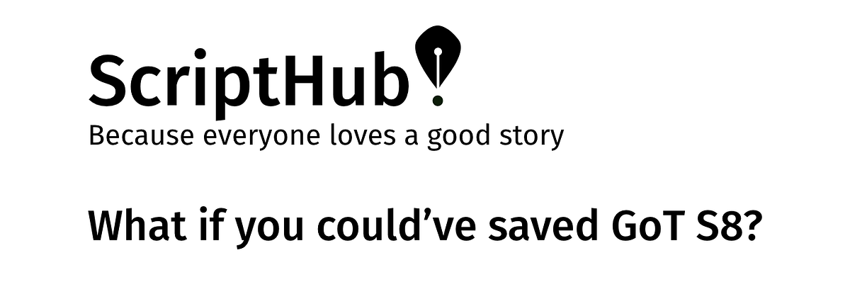 ScriptHub.io — Because Everyone Loves A Good Story | by ScriptHub.io ...
