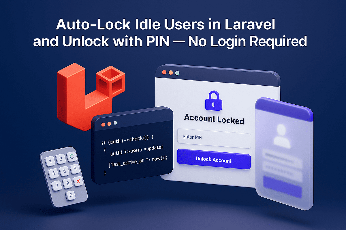 Auto-Lock Idle Users in Laravel and Unlock with PIN — No Login Required ...