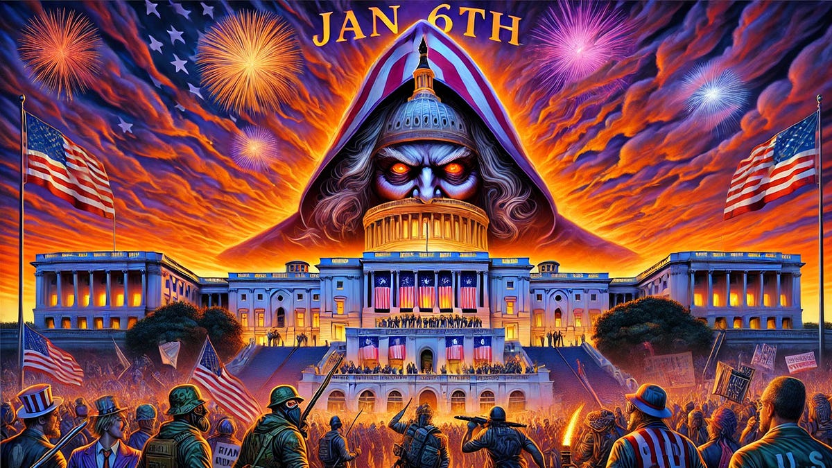 On the anniversary of the Jan 6 terrorist coup attempt of the USA, we ...