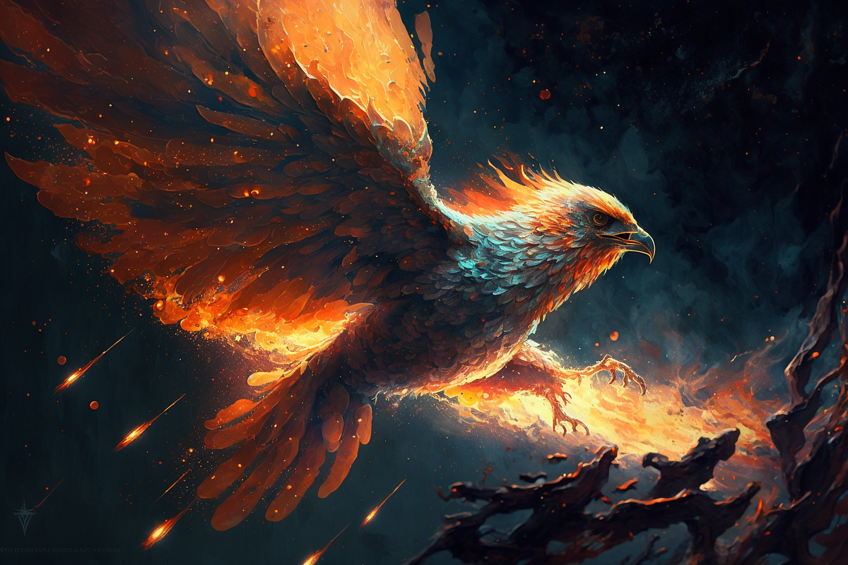 The Phoenix. A poem of fire and ash | by Erie Astin | Creative Passions ...