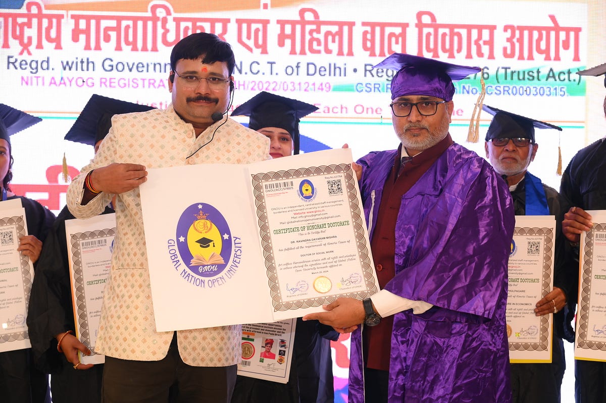 Global Nation Open University (GNOU), symbolized years of dedication to ... Global Nation Open University (GNOU), symbolized years of dedication to ...