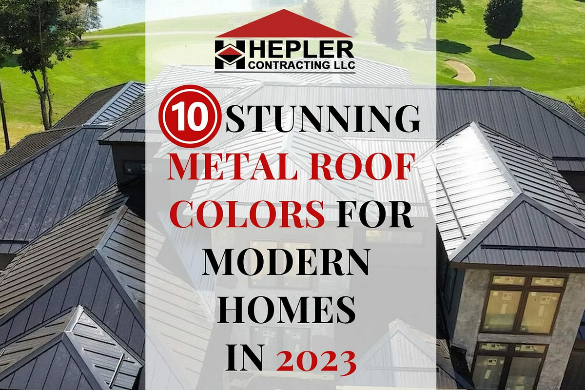 10 Stunning Mеtal Roof Colors For Modеrn Homеs In 2023 - Wexford Roofer ...