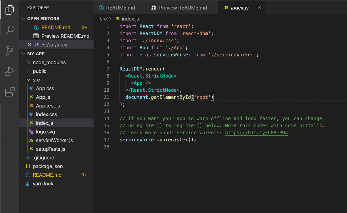 Create React app first time(installing part) - SOURABH SINGH - Medium