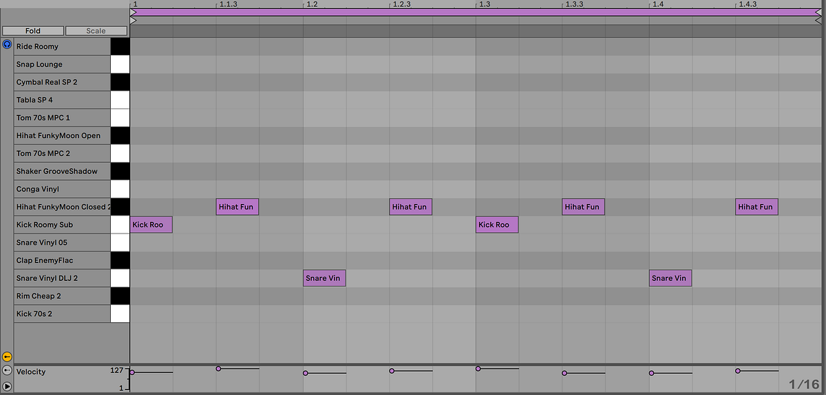 Project logbook, week 5: Making drum beats | by null | Medium